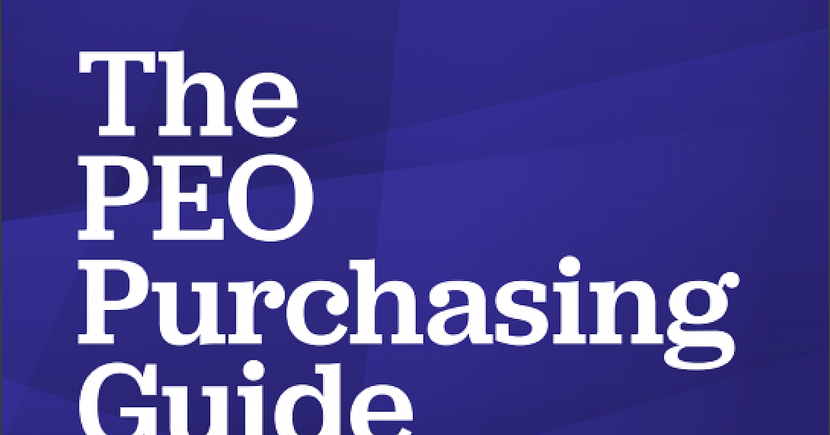 The PEO Purchasing Guide | G&A Partners
